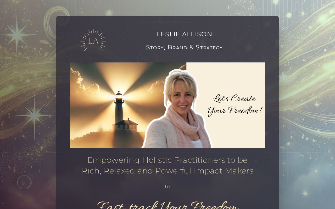 Leslie Allison, Story, Branding & Strategy